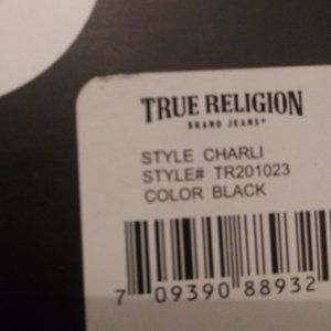 True Religion | Bags | True Religion Tri Fold Chain Black Wallet | Poshmark